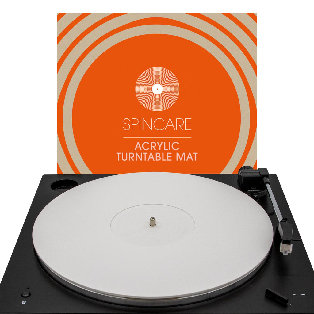 White 4mm Acrylic Turntable Slipmat – Spincare